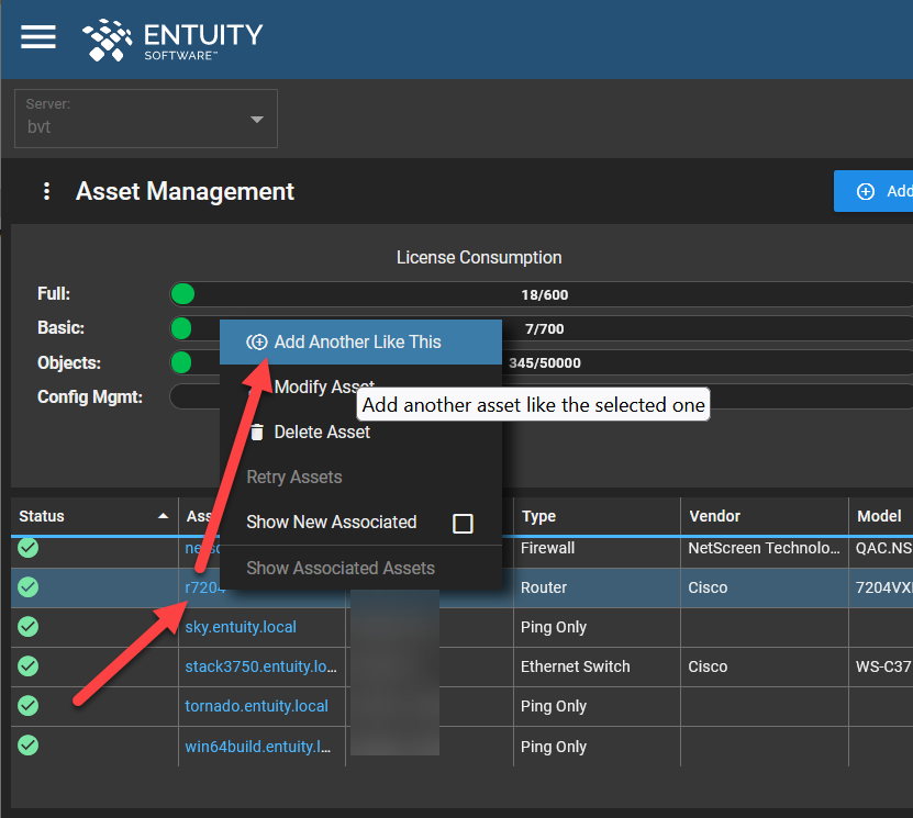 Managed Assets (including adding, modifying, deleting and ...