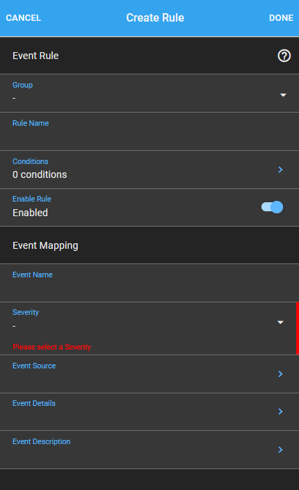 How do I add, edit or delete a custom webhook mapping rule? – Entuity