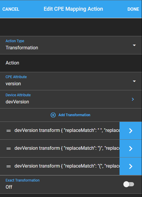 Vulnerability Monitoring - CPE Mapping Rules – Entuity