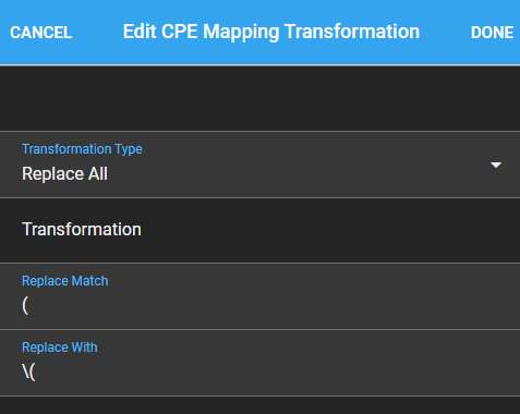 Vulnerability Monitoring - CPE Mapping Rules – Entuity