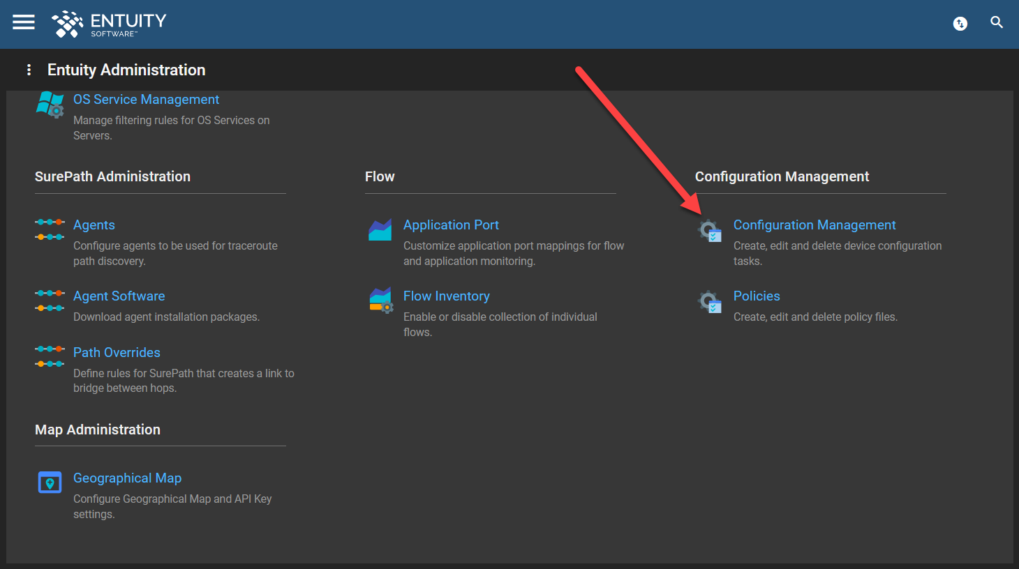 Troubleshooting configuration monitoring – Entuity