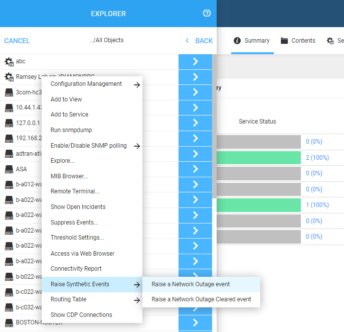 How do I customize a context menu? – Entuity