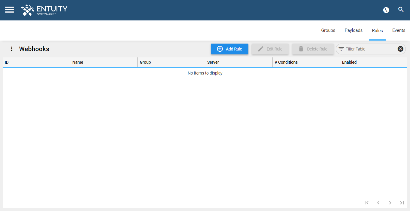Introduction to custom webhooks – Entuity